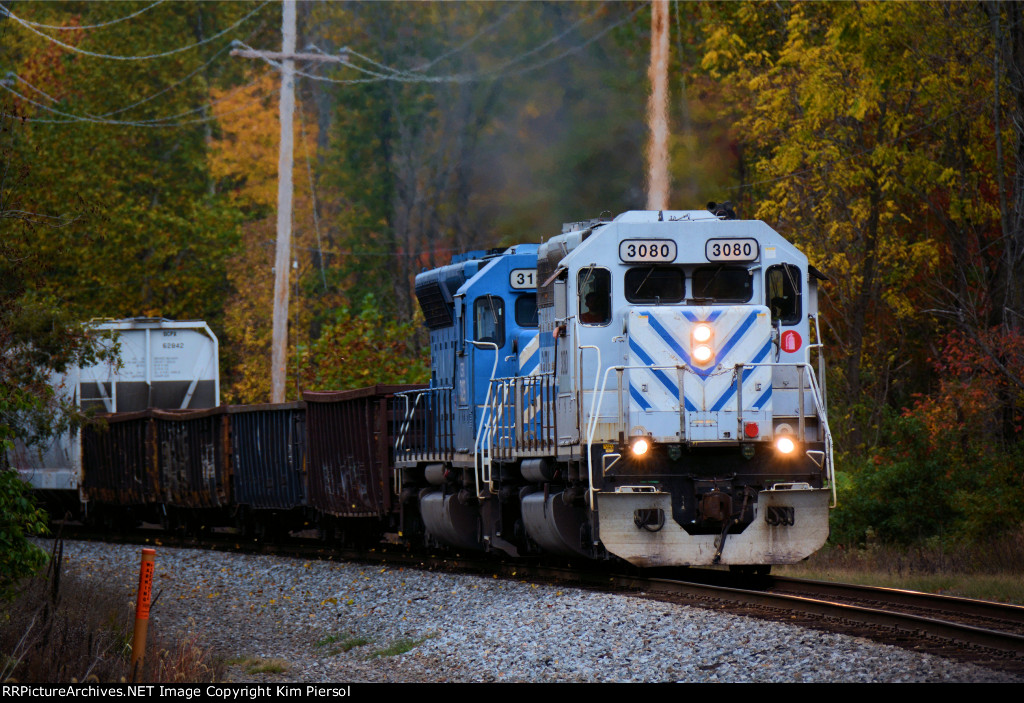 CITX 3080 CEFX 3129 CSX Train Q417